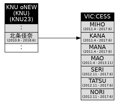 VIC:CESS | IDOLS DIAGRAM [アイドル相関図]
